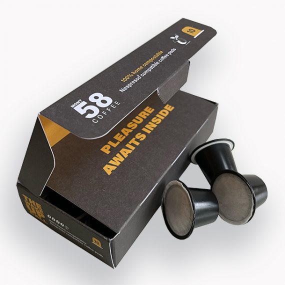 home compostable Nespresso compatible coffee pods